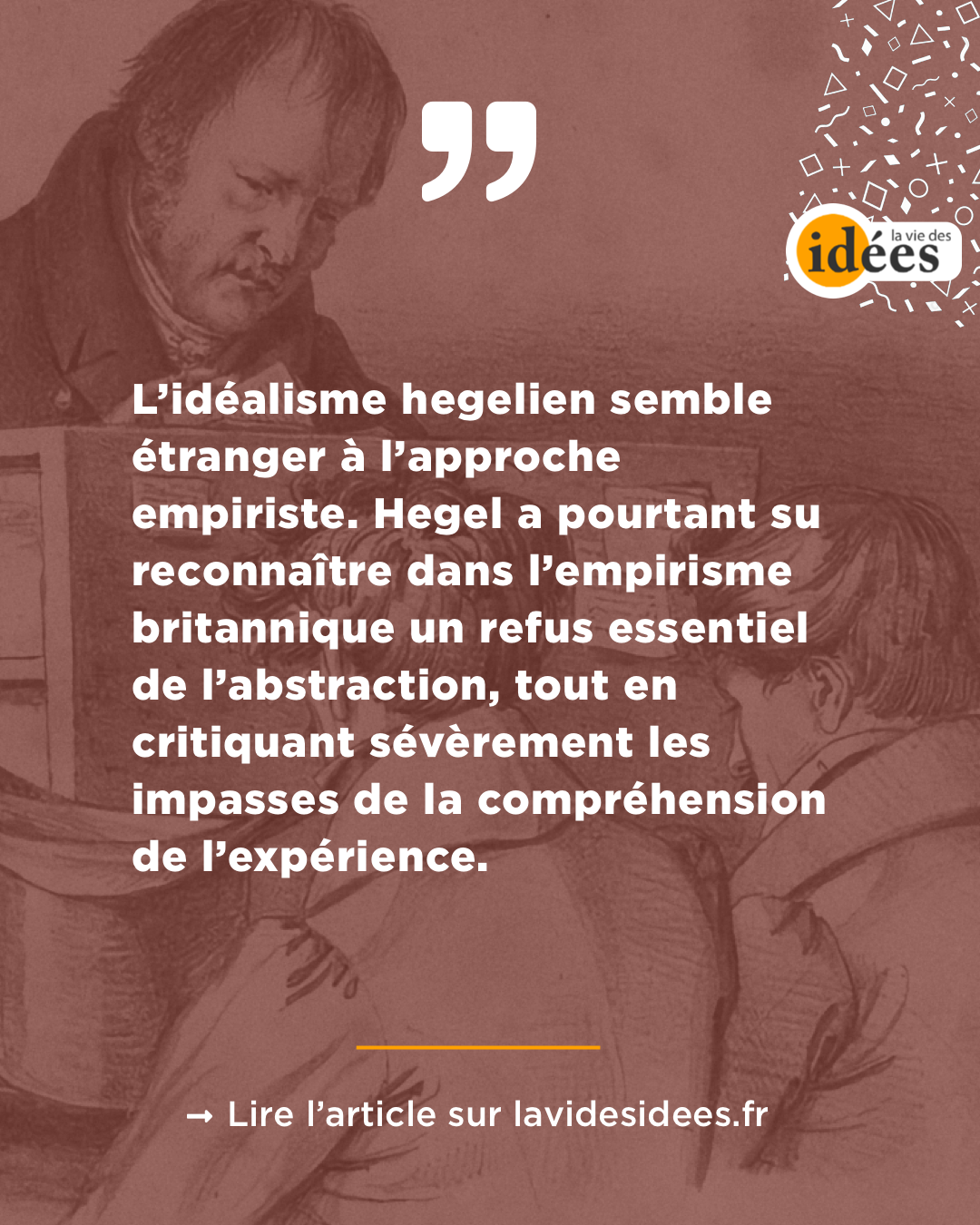 L’empirisme selon Hegel - La Vie des idées